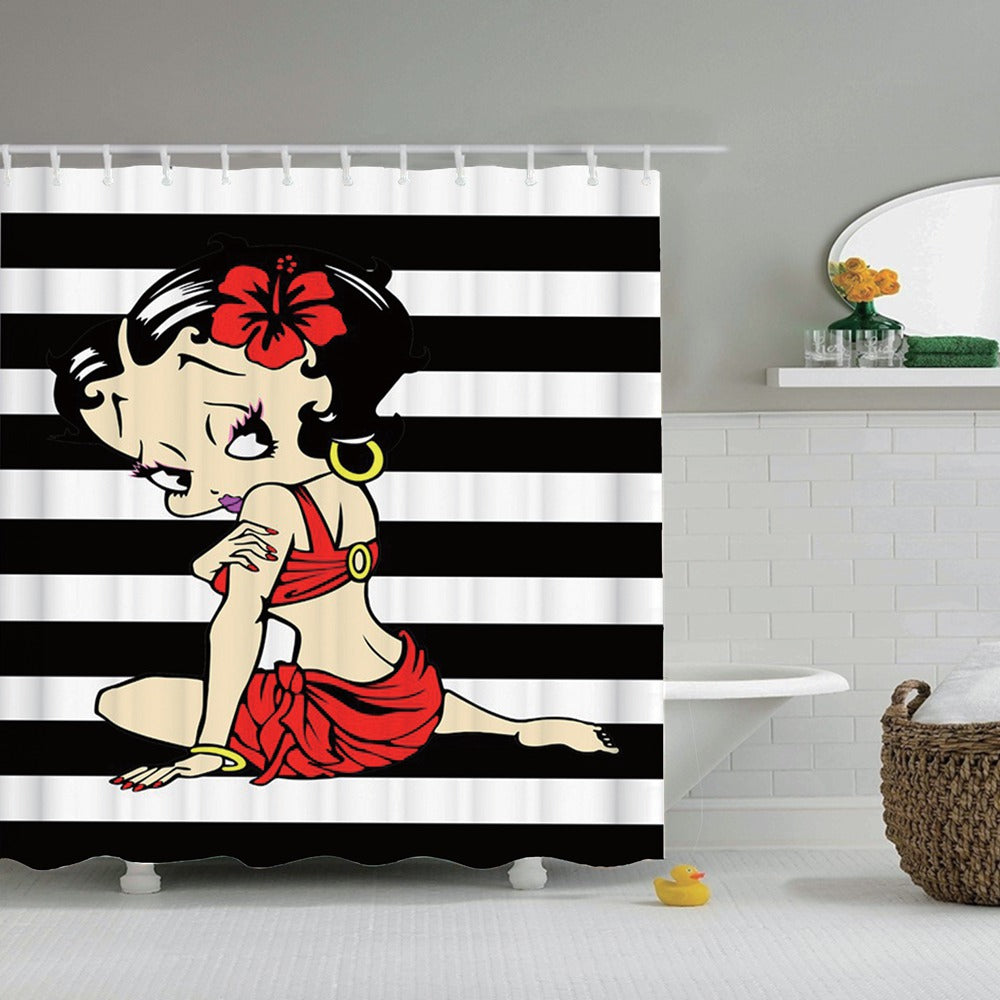 Betty Boop Shower Curtain Rosamiss Store My Luxurious Home