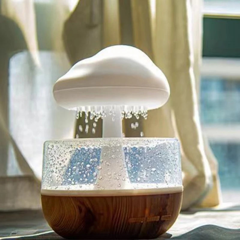 Mushroom Rain Cloud Humidifier Colorful Raindrop – MY luxurious home
