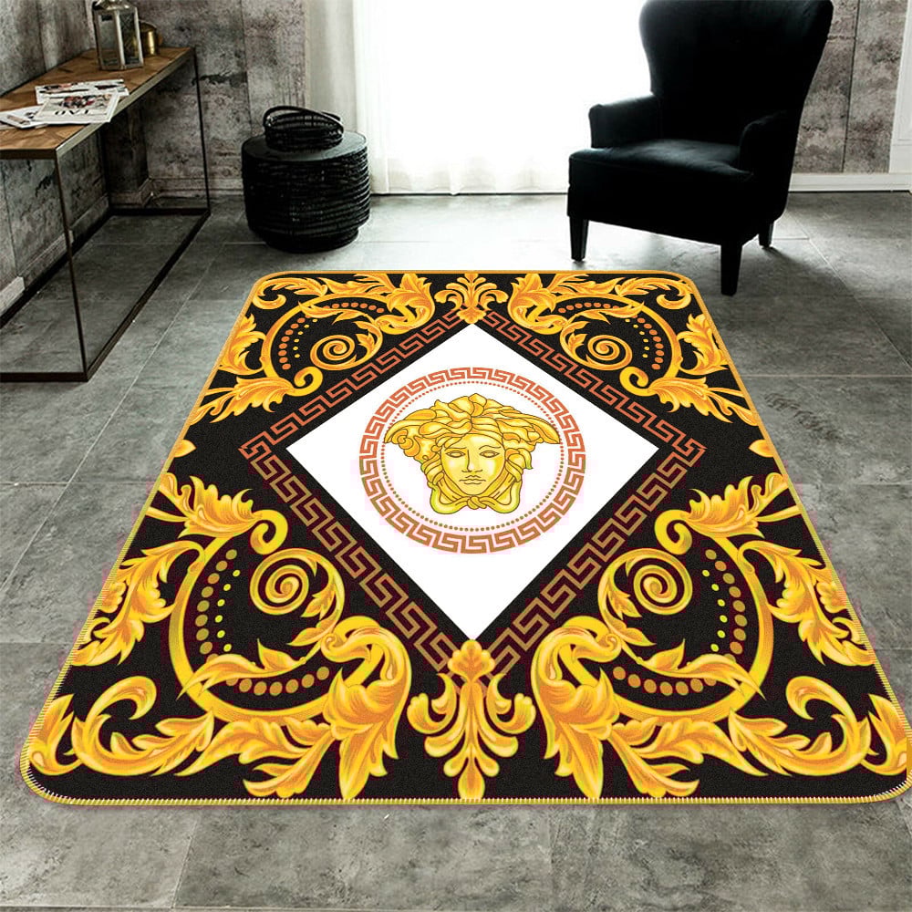 Aureolin Versace carpet and rug for living room and bedroom | Rosamiss ...