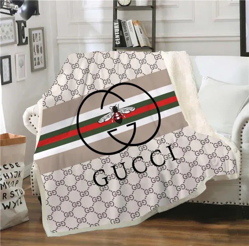 Almond Gucci Blanket | ROSAMISS STORE – MY luxurious home